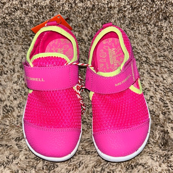 Merrell | Shoes | New Merrell Bare Steps H2 Girls Shoes Pinkgreen Sizes ...